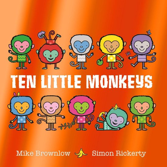 Ten Little Monkeys, Mike Brownlow | 9781408364697 | Boeken | bol