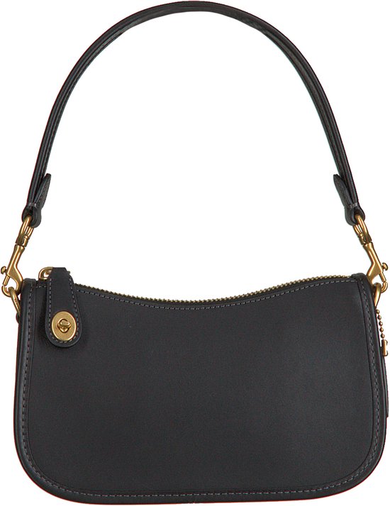 Coach Kleine Schoudertas / Crossbody Tas Dames - Leer - Swinger - Zwart ...
