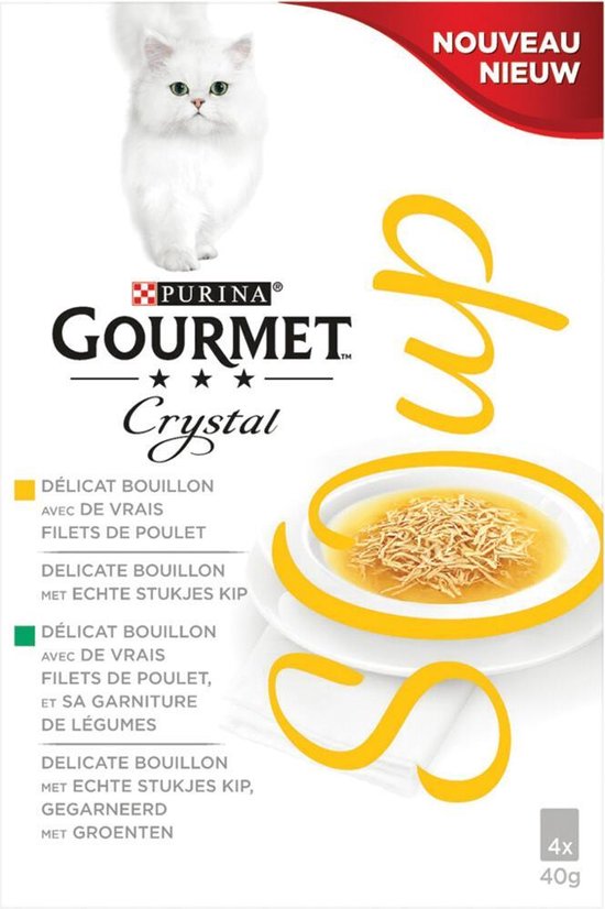 5x Gourmet Crystal Soup Kip 4 x 40 gr | bol