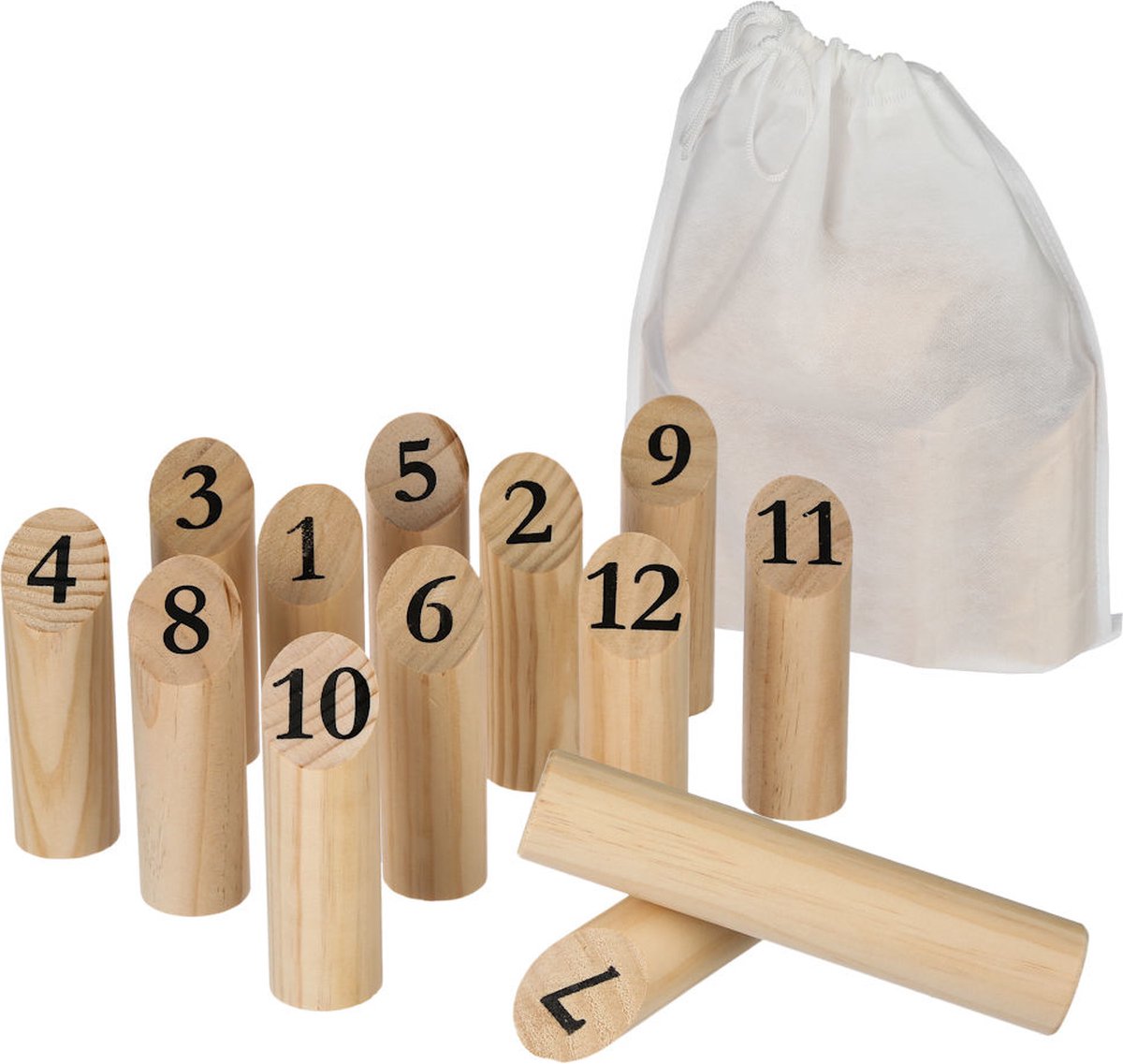 Decopatent® Kubb werpspel - behendigheidsspel - Houten buitenspel - Scandinavisch... | bol.com