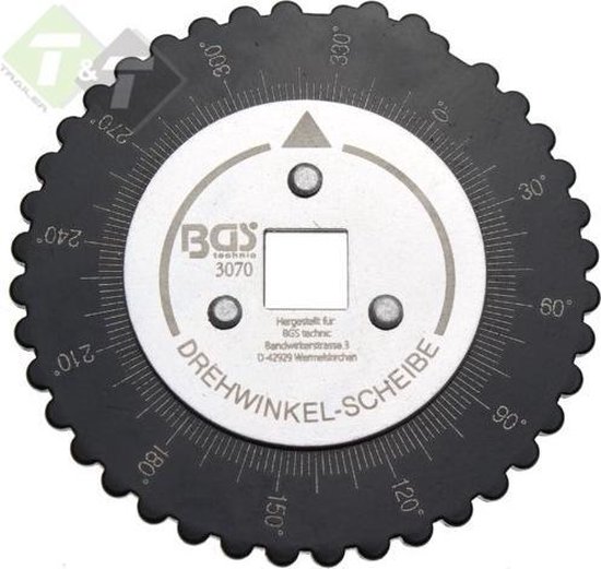 Draaihoekmeter voor hoekverdraaiing 1/2, Gradenmeter 360 graden, XP ...