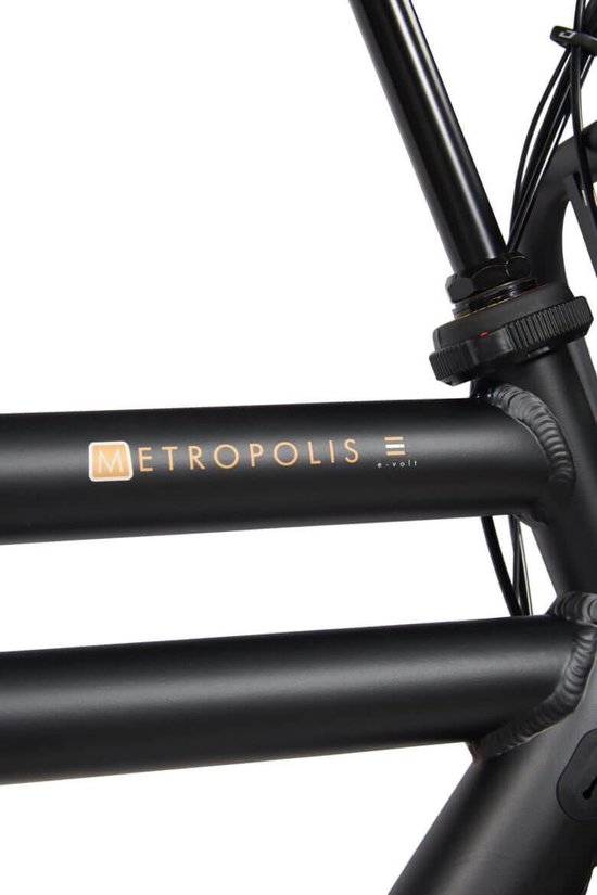 BSP Metropolis E-Steps Dames 61 cm Zwart Mat N7 | bol.com