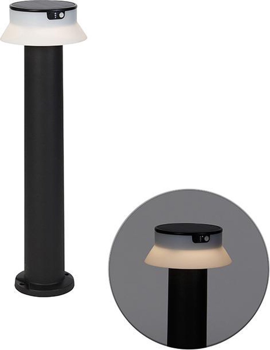 QAZQA felice - Moderne LED Dimbare Staande Buitenlamp | Staande Lamp ...