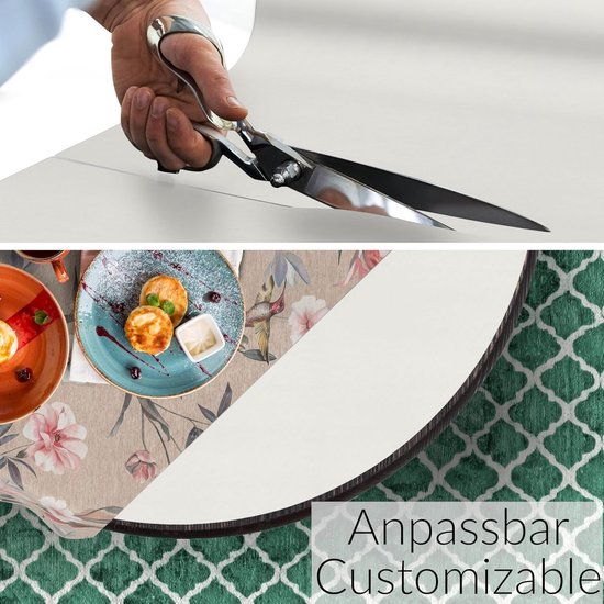 Tafelonderlegger Molton Tafelkleed Tafelprotectie Oval 160 x 140 cm | bol