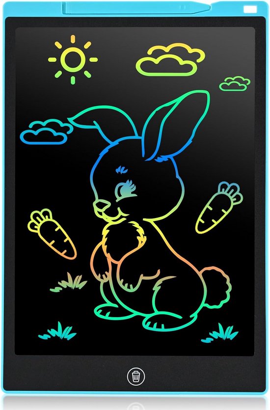 LCD Tekentablet voor Kinderen 30,5 cm - Digitale Tekenplank met Wis- en ...