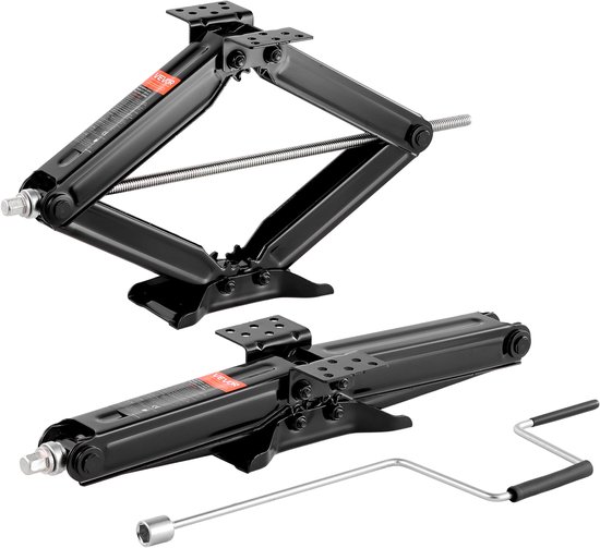 VEVOR RV Schaarkrik 2 stuks. Autokrik 2948 kg 103-595 mm | bol