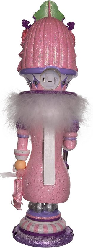 Grote Ballet Notenkraker Pop - 45 cm - Roze en Zilveren Glitter Kostuum ...