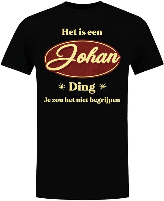 Het is een Johan-Jan ding - heren T-shirt - verjaardag - shirt - jarig ...