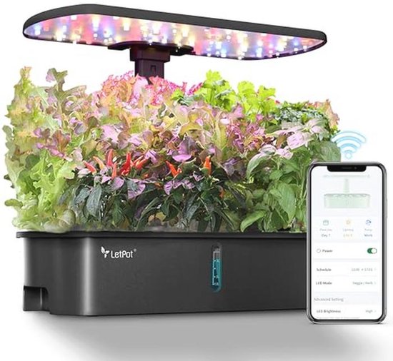 Hydroponisch Kweek Systeem met WiFi en App Controle - 10 Pods, 24W ...