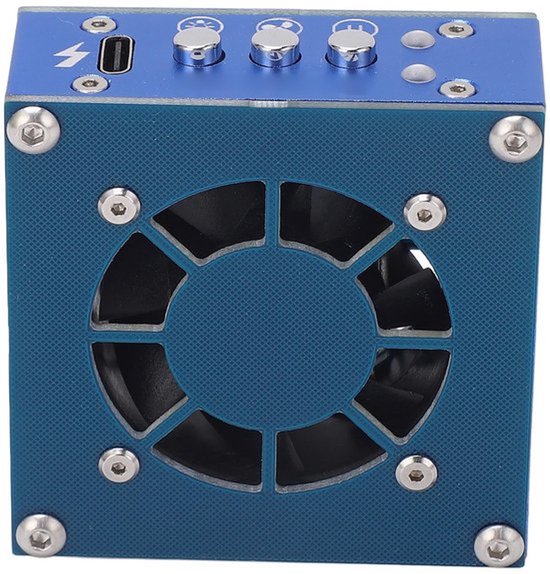 Rookafzuiging - Draagbare Accu Fume Exhaust Fan - 3 Snelheden - UV ...