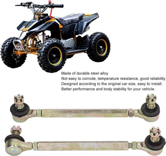 Stabilizer Link Steel Alloy for Quad ATV 50-250cc - Steering Rod ...