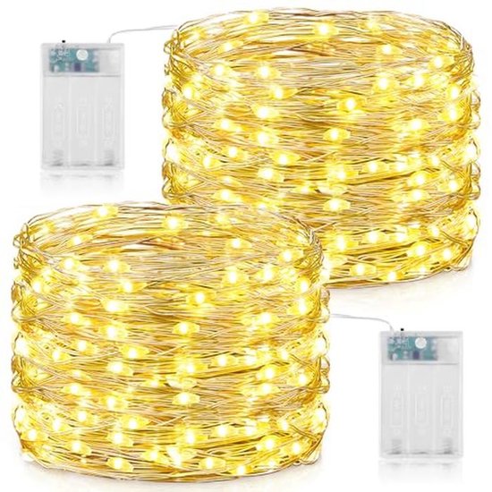 Decoratieve LED lichtsnoer met timer - 15 meter, 150 LEDs - Voor ...