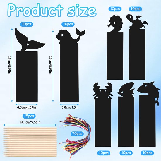 IMPERATORIS® Scretch Art - Kinderen en Volwassenen - Magic Kras ...