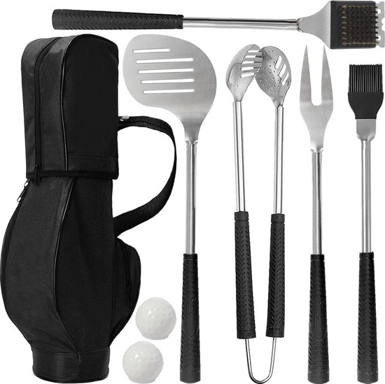 Unieke Golf BBQ Grill Set: Grappig BBQ Gereedschapscadeau voor Golfers ...