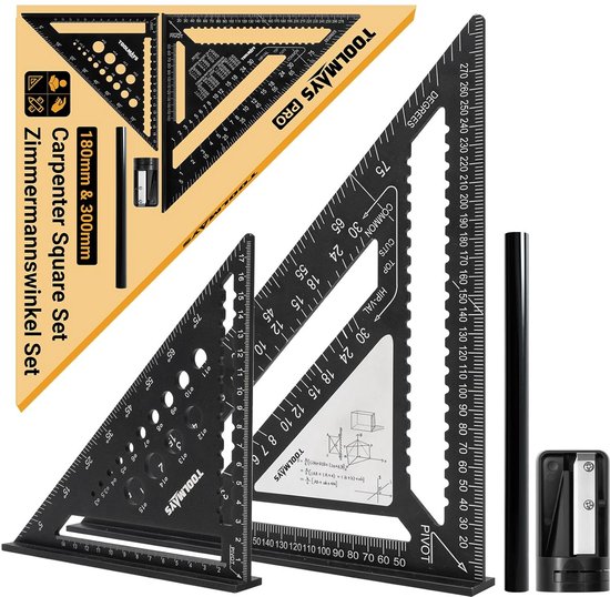 Winkelhaak (7 inch) - Aluminium - 180 mm | bol