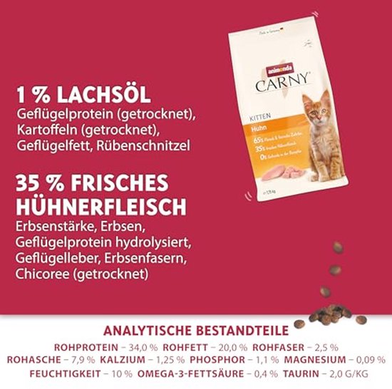 Droogvoer voor katten met kip - Suikervrij en zonder granen (10 kg) | bol
