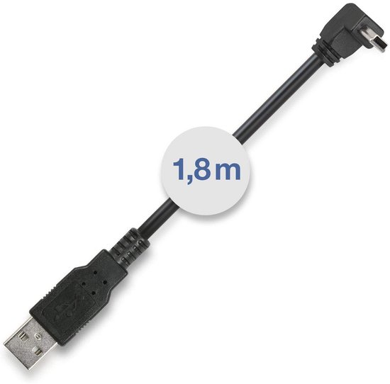 USB 2.0 High-Speed datakabel mini USB-stekker 90 graden voor ...