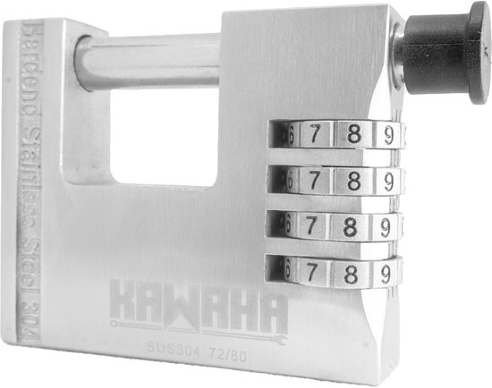 D-vormig Heavy Duty Combinatie Hangslot 72/80 voor Garagedeur ...