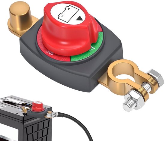 Hoofdschakelaar Accu voor Auto, Vrachtwagen, Boot & Motorfiets - 12V ...