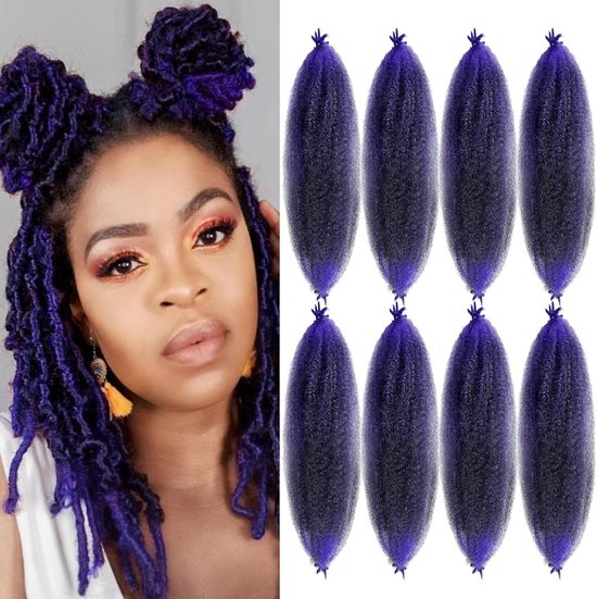 Spring Twist Vlechten Haar 16 inch Pre-Gepluimd Marley Twist ...