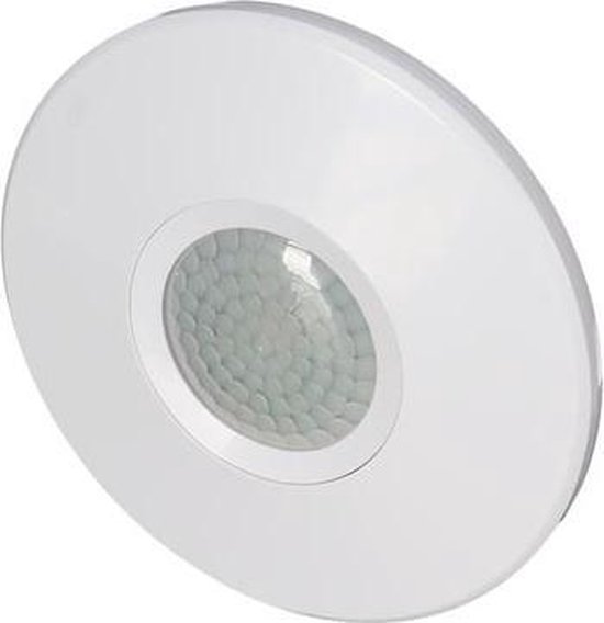 Perel Bewegingsmelder, PIR, 6 m detectiebereik, 360° detectiehoek, IP20 ...