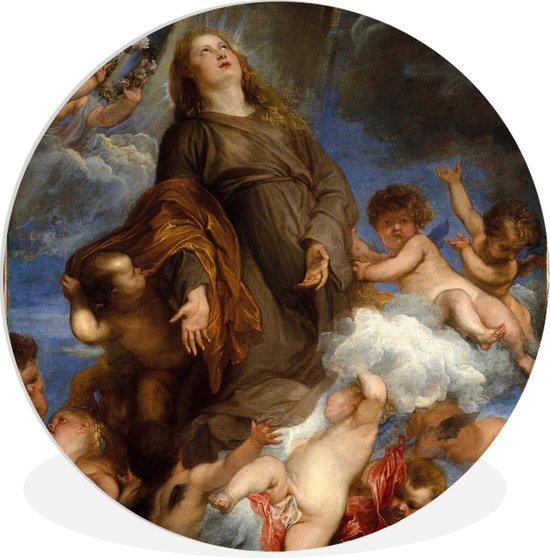 Sainte Rosalie intercédant pour la peste frappée de Palermo - Peinture ...