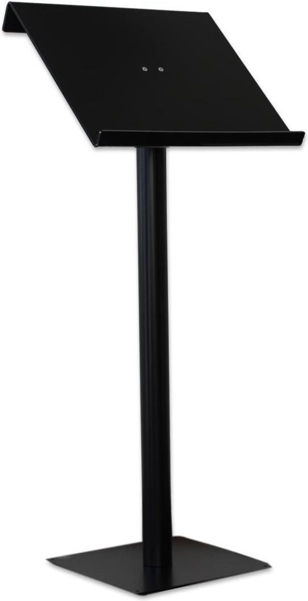 In hoogte verstelbaar metalen/kunststof katheder Vivaldi – zwart | bol.com