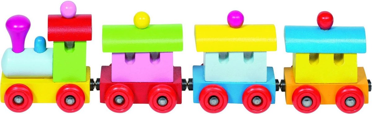 Goki Houten Trein Sofia Met Magneetkoppeling | bol.com