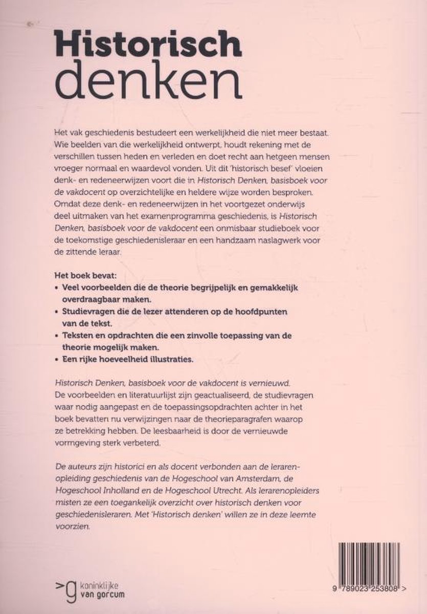 Historisch denken | 9789023253808 | Rien Claassen | Boeken | bol