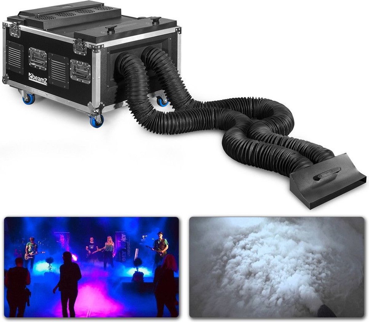Rookmachine - BeamZ LF6000 ultrasone low fog machine - laaghangende ...