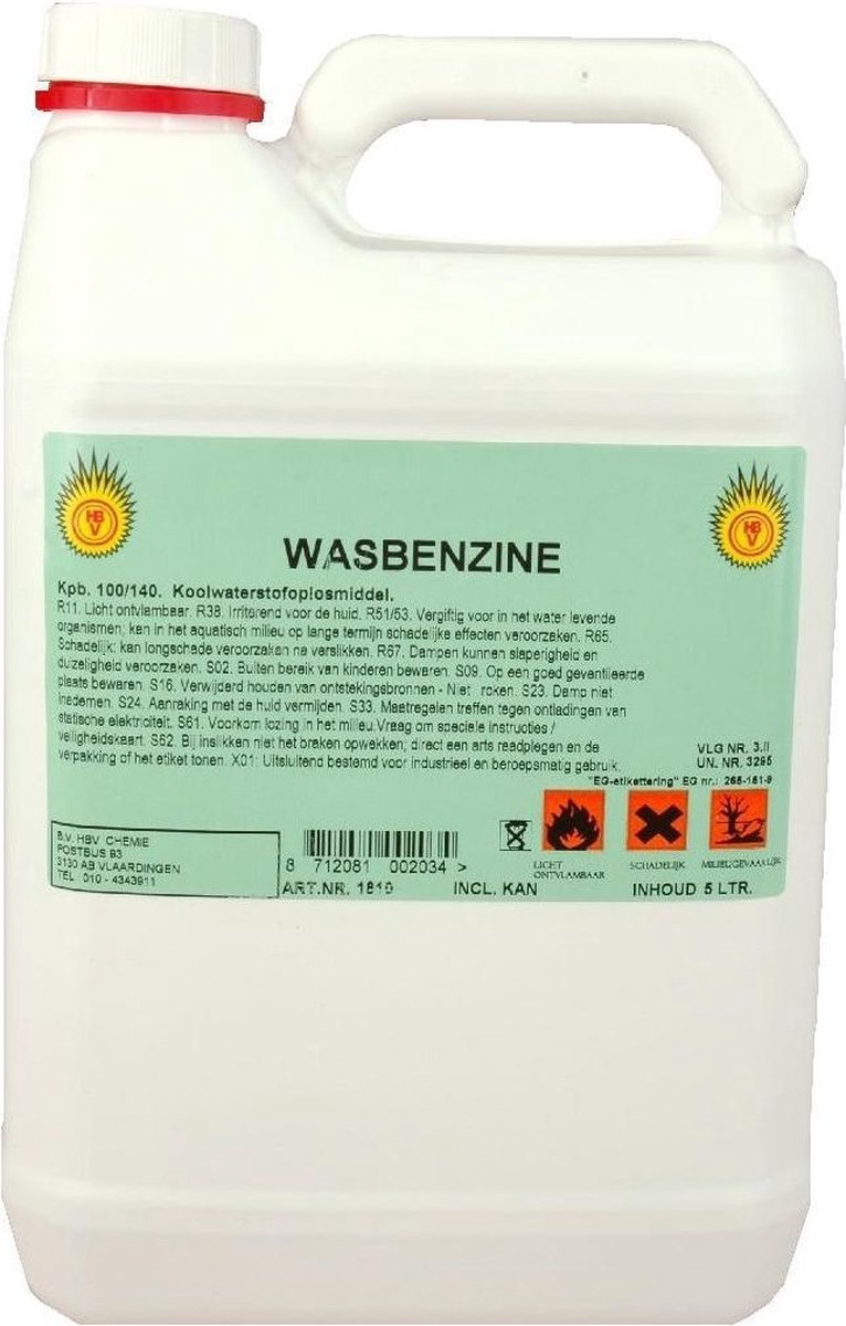 Wasbenzine, 5-liter | bol.com