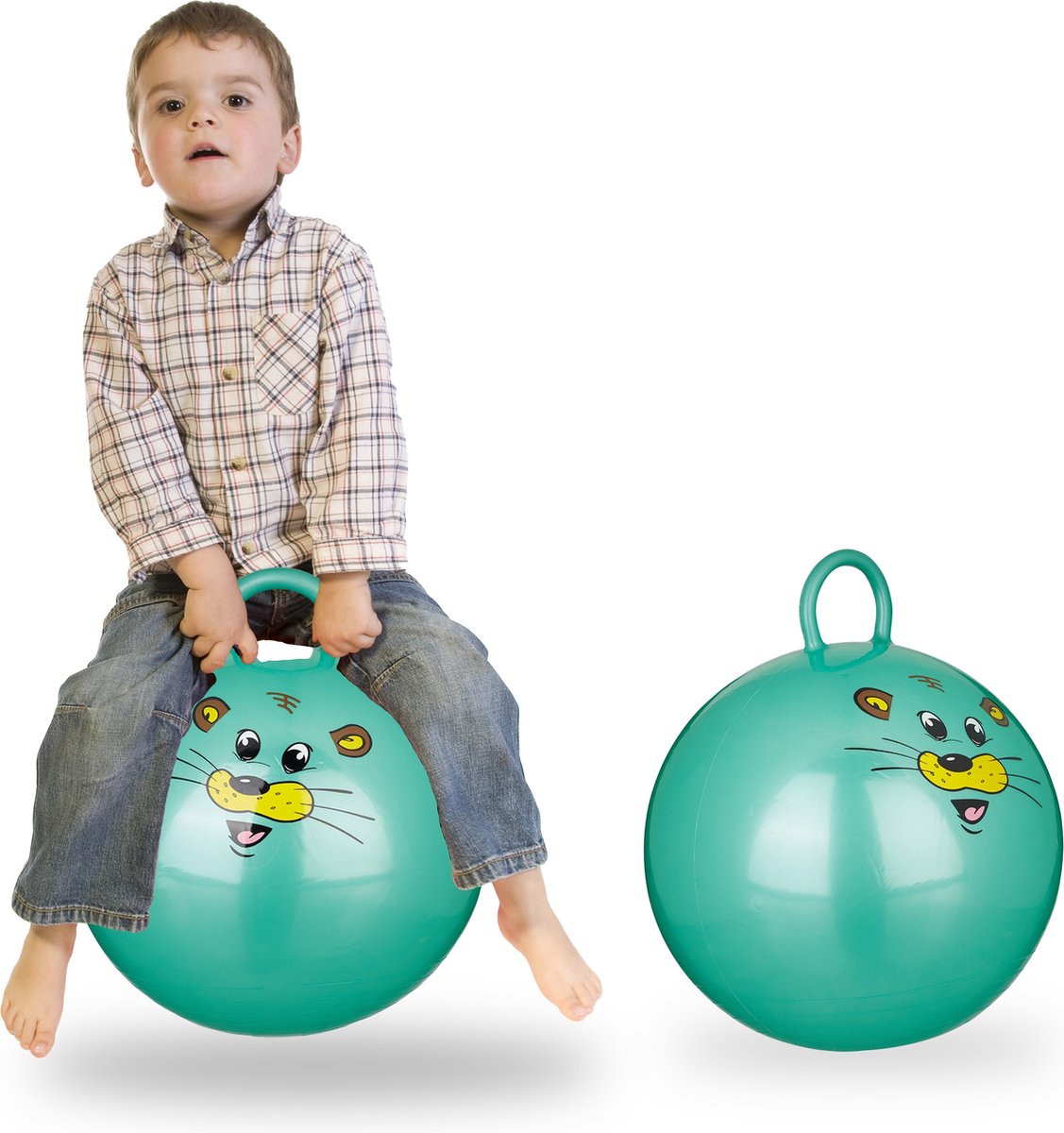 Relaxdays 2 x skippybal in set - voor kinderen - muis design ...