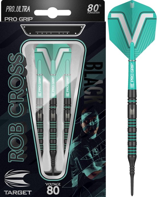 Target Rob Cross 80% Black Soft Tip - Dartpijlen - 21 Gram | bol.com