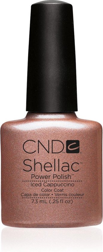 CND - Colour - Shellac - Gellak - Iced Cappuccino - 7,3 ml | bol.com