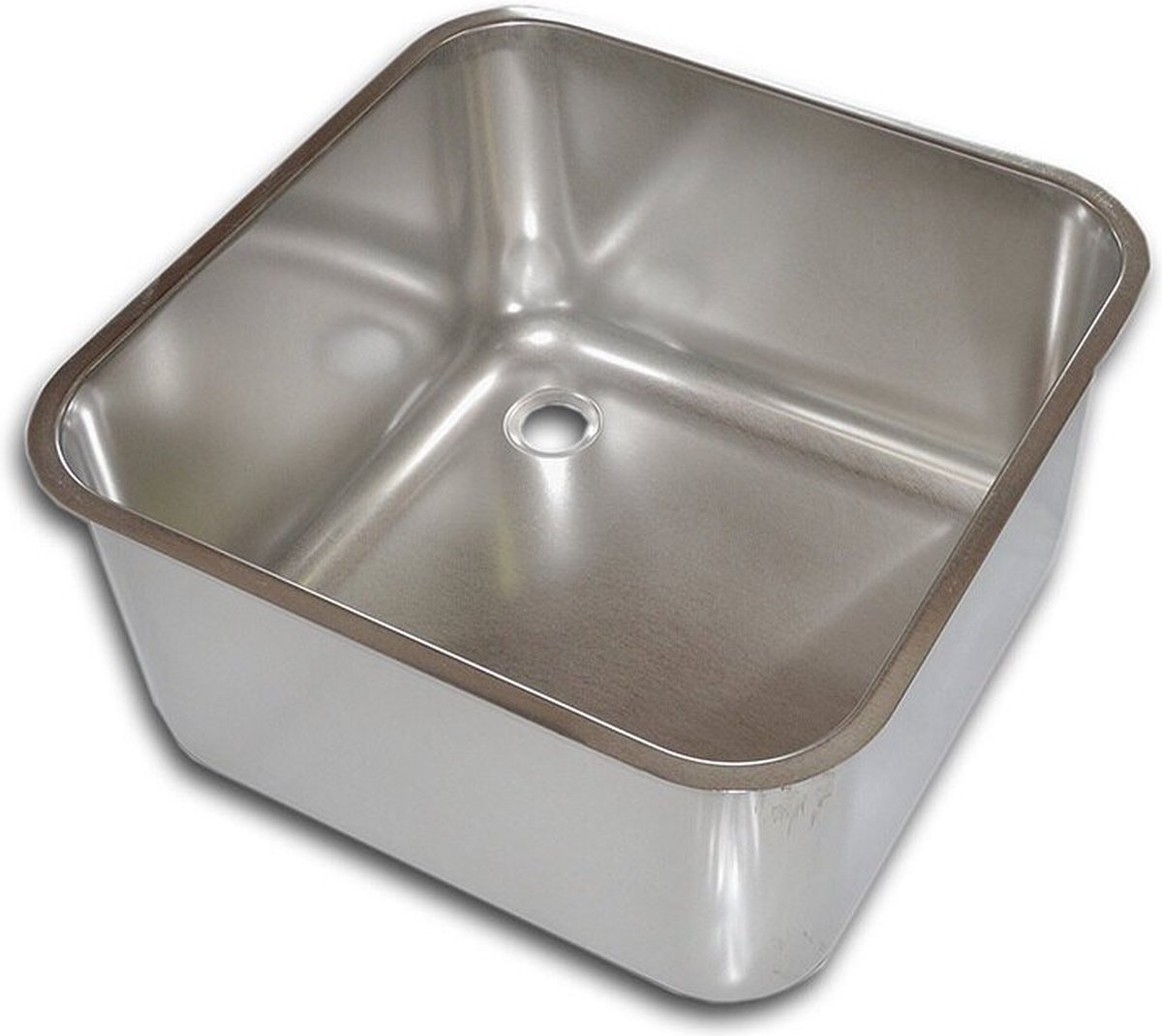 Gastro-Inox Inbouw Spoelbak 500(l)x500(b)x250(d)mm - Gastro-Inox 305. ...