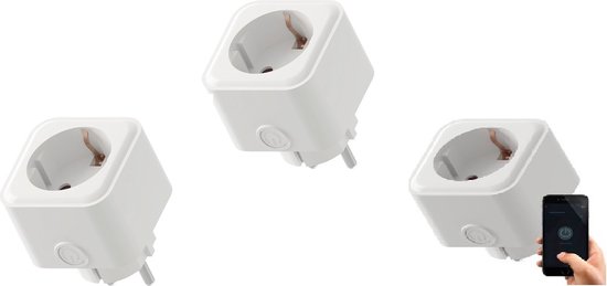 Calex Smart Stekker WiFi Stopcontact met App 3 Stuks | bol.com