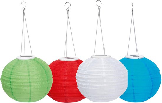 Lampion solar led - Groen | bol