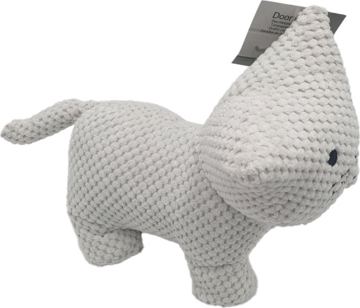 Luxe deurstopper - Kat - 1kg - Grijs | bol.com