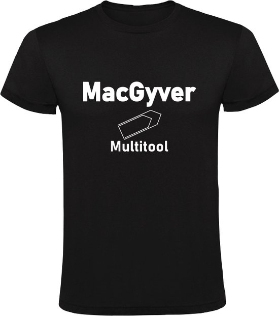 MacGyver Multitool Heren T-Shirt | Handig | Klussen | Klusjesman ...