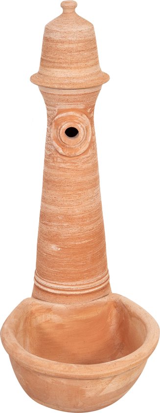 Fontein muur fontein uit de grond in terracotta 100% Made in Italy ...