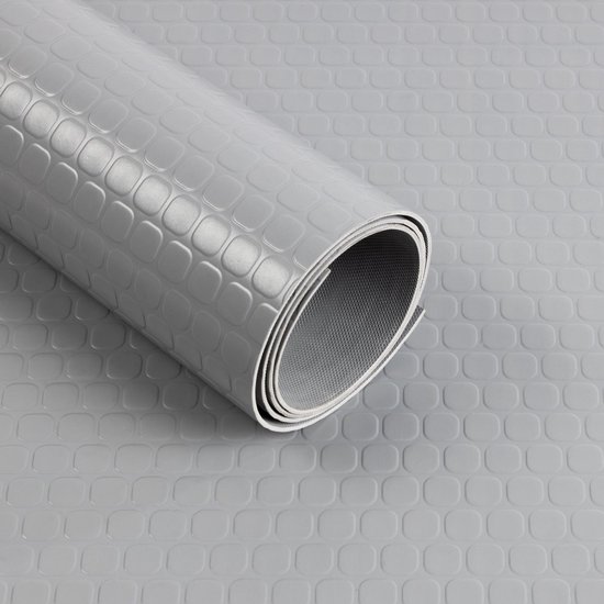 etm Rubber loper - Rubbermat - Square - 2 mm - Grijs - 120 x 350 cm ...