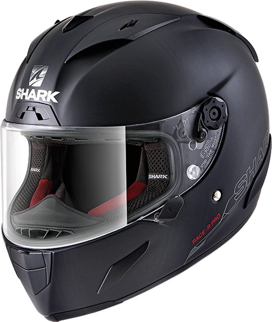 SHARK RACE-R PRO BLANK Motorhelm Integraalhelm Mat Zwart - Maat M | bol.com