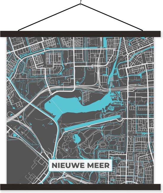 Posterhanger Incl Poster Schoolplaat Stadskaart Plattegrond Nederland Kaart