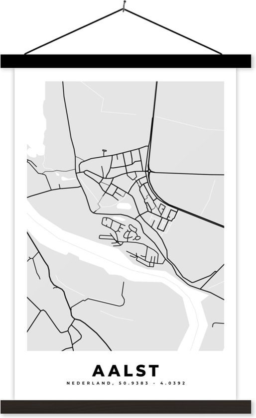 Schoolplaat - Stadskaart - Kaart - Plattegrond - Aalst - 40x60 cm ...