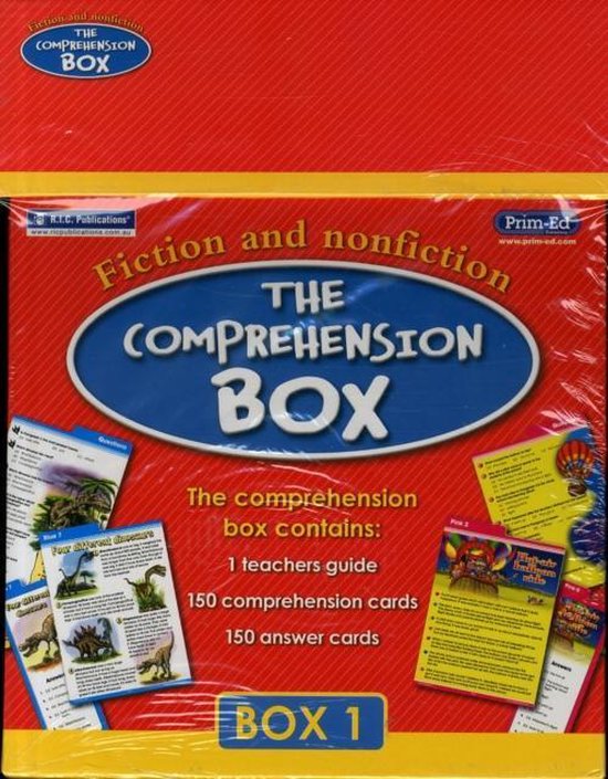 The Comprehension Box - Box 1 | 9781741268393 | Ric Publications ...