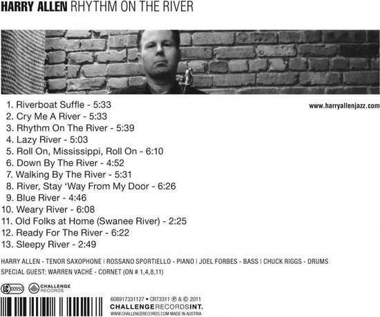 Rhythm On The River, Harry Allen | CD (album) | Muziek | bol