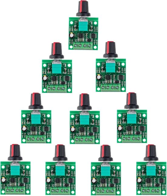 10Pcs 1.8v 3V 5v 6v 7.2v 12V 2A PWM Speed Controller DC Motor ...