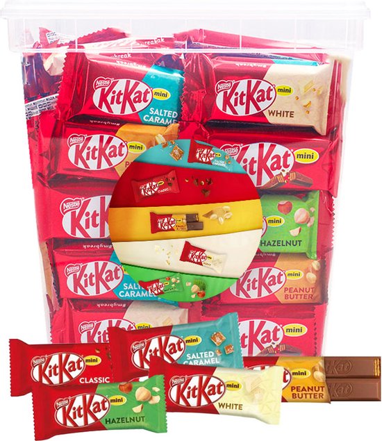 KitKat chocolade mini mix PARTY PACK - 5 smaken - melkchocolade ...