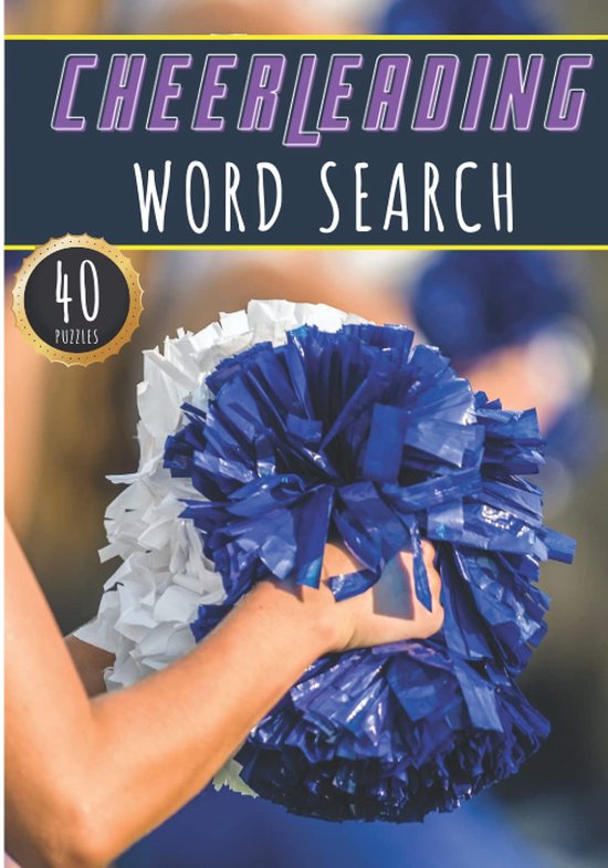 Cheerleading Word Search: 40 Puzzles with Word Scramble | Challenging ...