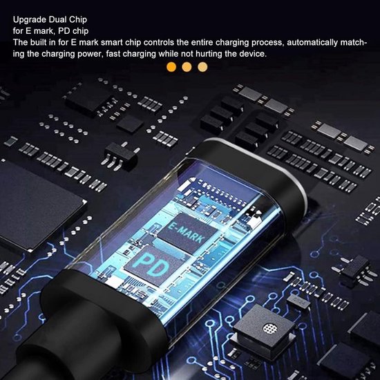 USB C To Slim Tip Adapter DC 4x1.35mm - 100w Type C Power PD Charging ...